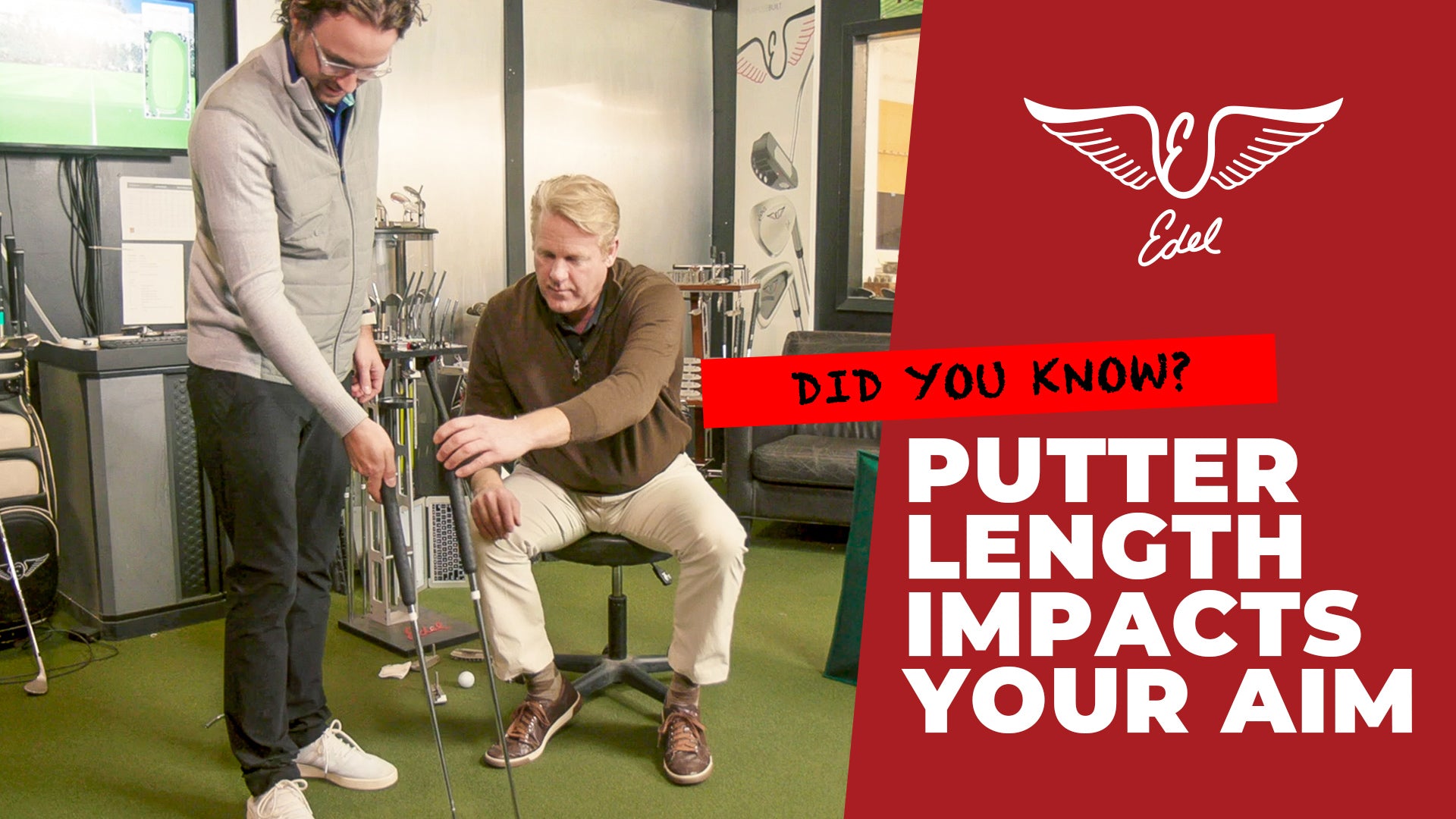 How putter length impacts YOUR aim – Edel Golf