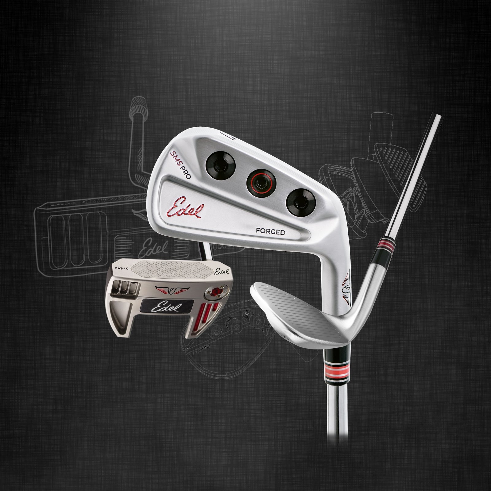 Custom Irons, Wedges, and Putters by Edel Golf